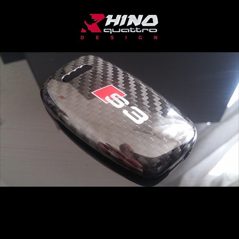 Audi S3 Car Key Shell Carbon Fiber