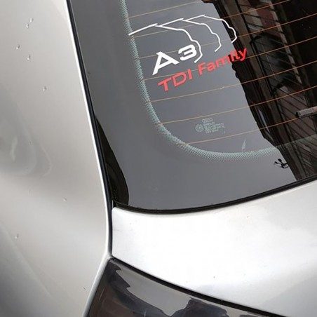Sticker AUDI A3 TDI Family