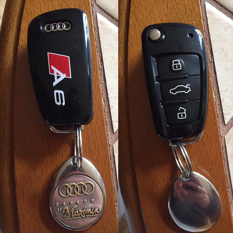 Audi A1-A3-A4-A6-Q3-Q5-Q7-TT-ALLROAD Logo Sport Car Key Shell